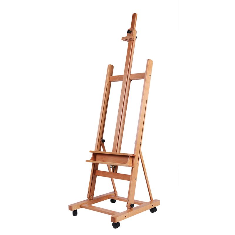 Professional H Frame Studio Beech Easel - No.HH-EL025 - HANHAI ARTS Professional H Frame Studio Beech Easel - No.HH-EL025 - HANHAI ARTS
